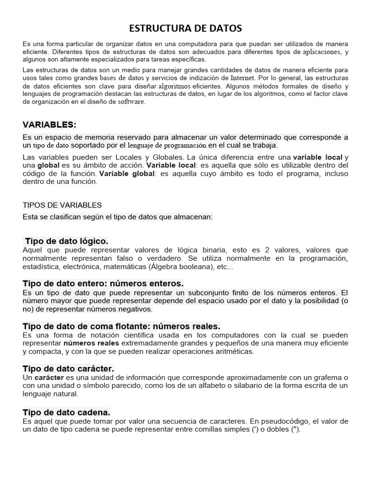 2segundo Material de Apoyo - Estructura de Datos | PDF | Cola (tipo de datos abstractos) | Bases ...