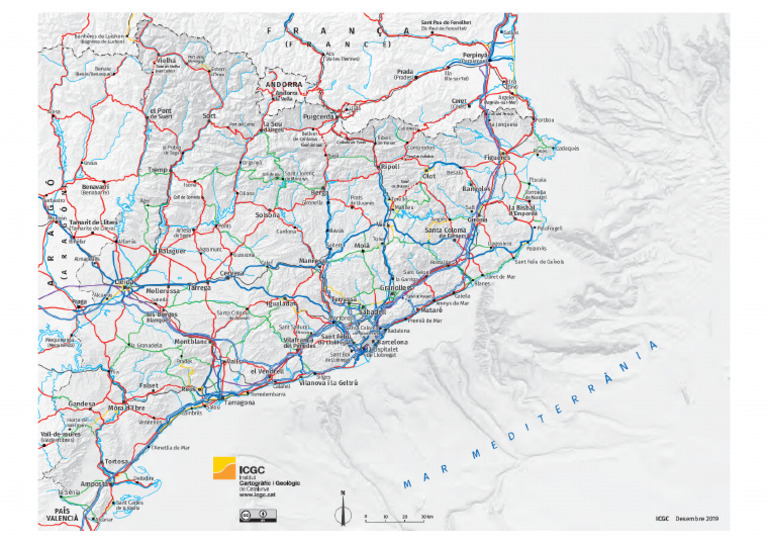 2019 Icgc Mapa Comunicacions Ombra | PDF