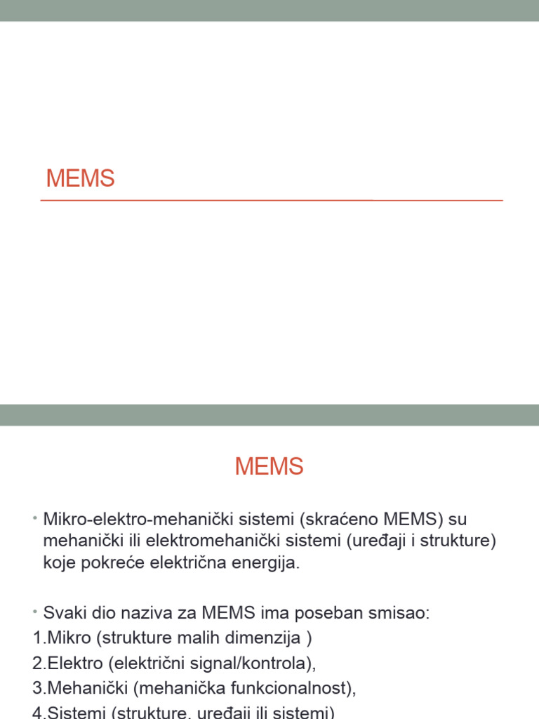 MEMS | PDF