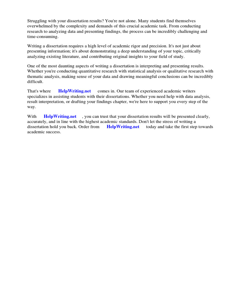 Dissertation Results Date | PDF | Thesis | Data Analysis