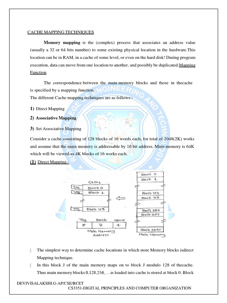 Rohini 41399022862 | PDF | Cpu Cache | Computer Data Storage