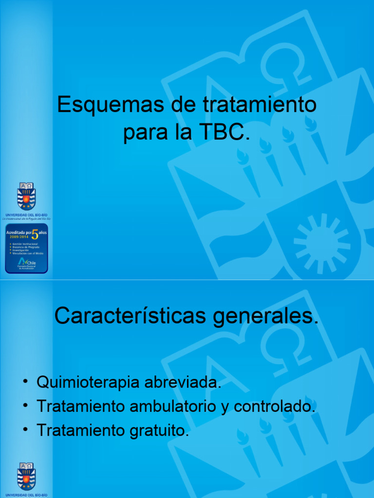 esquemas_de_tratamiento_para_la_tbc | PDF | Tuberculosis | Terapia