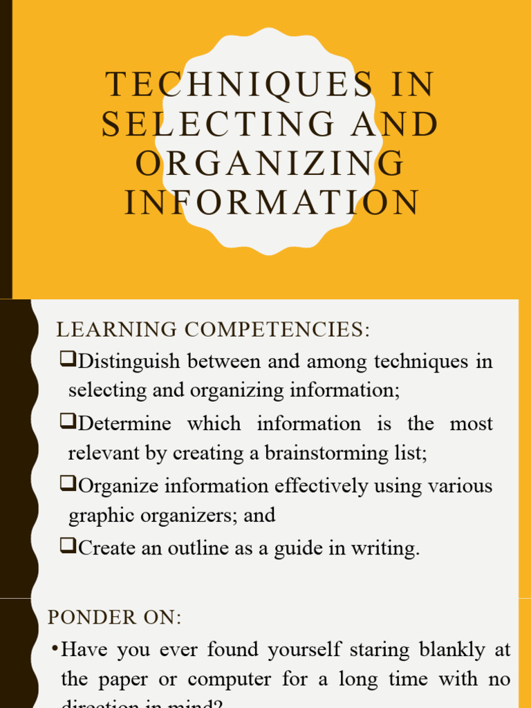 Rea Wri w2 | PDF | Information | Brainstorming