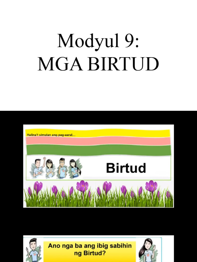 Birtud at Pagpapahalaga | PDF