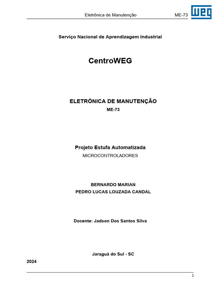 Projeto Estufa Automatizada Bernardo Pedro Pdf Agricultura Arduino