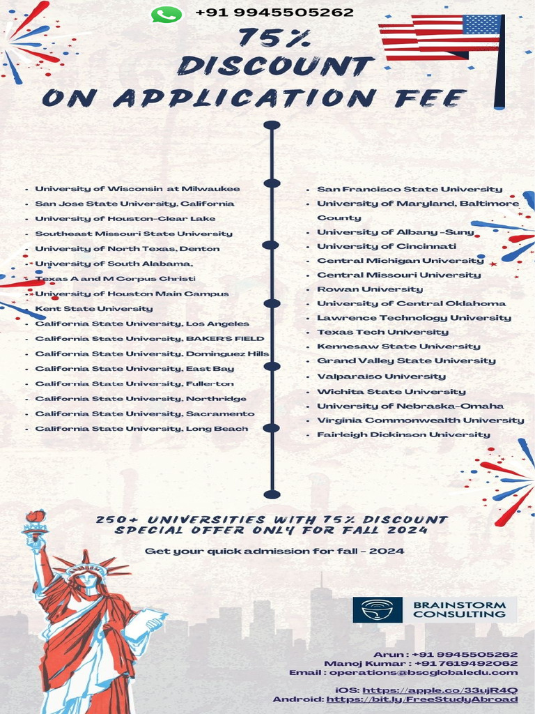 Apply Now for 75% Discount Fee | PDF