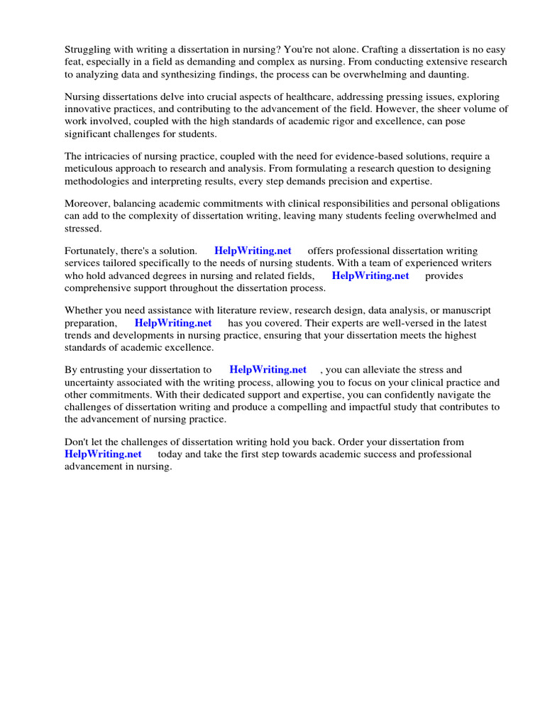 Implications For Practice Nursing Dissertation | PDF | Nursing | Health Care