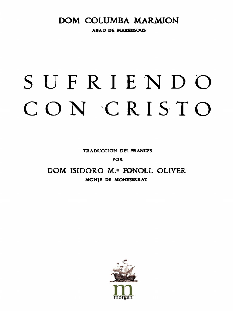 Sufriendo con Cristo según Dom Marmion | PDF | Filosofía