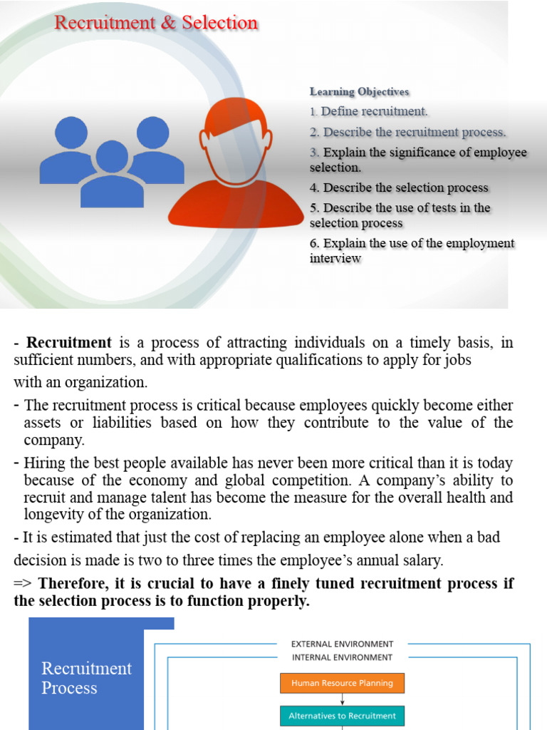 CHAPTER 4 - Recruitment + Selection | PDF | Recruitment | Employment