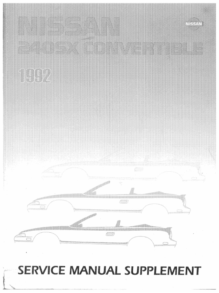 1992 - Nissan - 240SX - Convertible Convertible Convertible ...