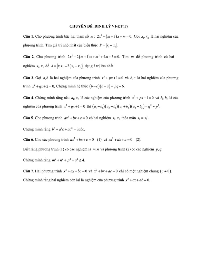 Viete | PDF