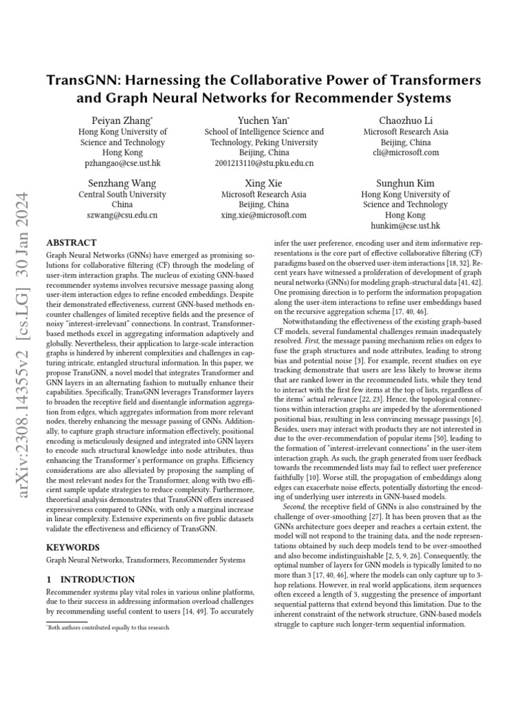 Trans GNN | PDF | Applied Mathematics