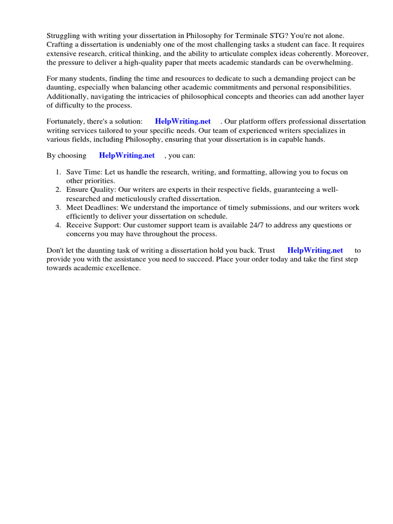 Dissertation Writing Help for Philosophy | PDF | Scribd | World Wide Web