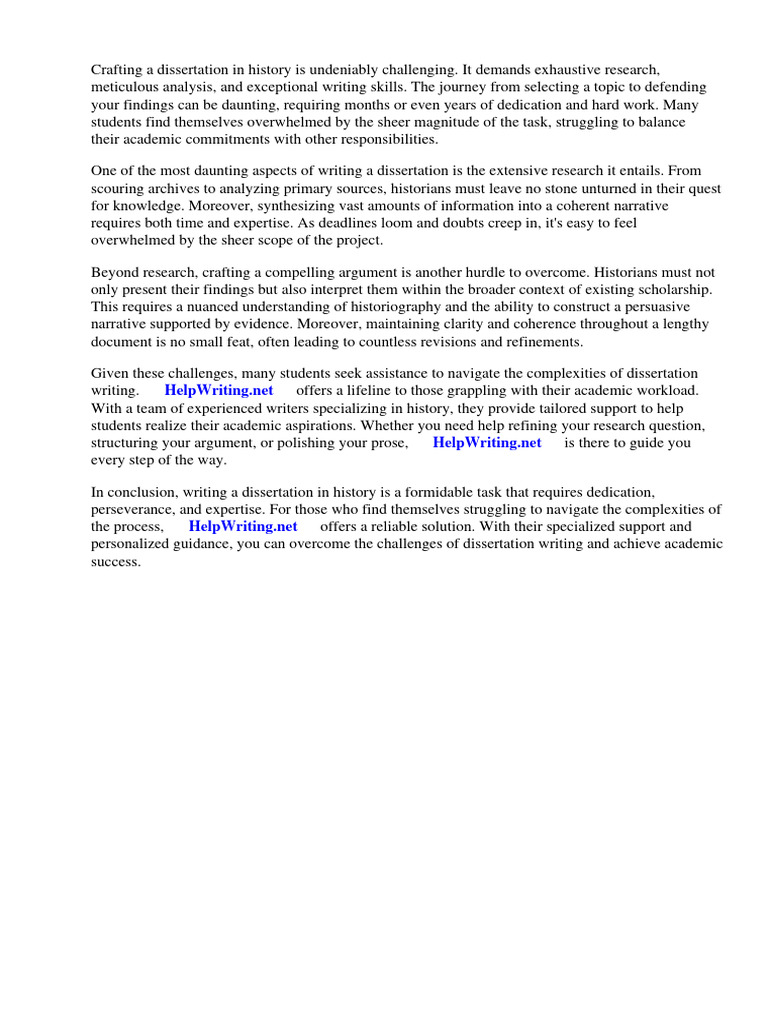 Dissertation Exemple Histoire | PDF | Essays | Phenomenology (Philosophy)