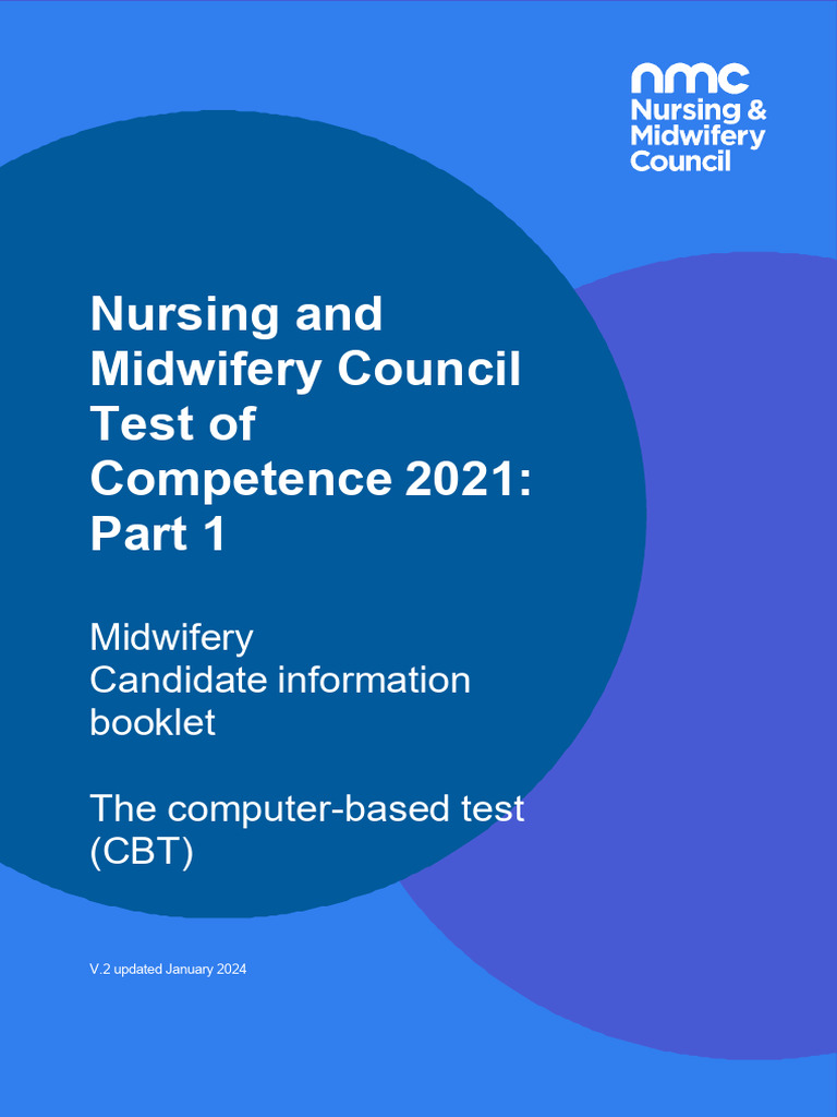 Test of Competence 2021 CBT Information Booklet For Midwives | PDF ...