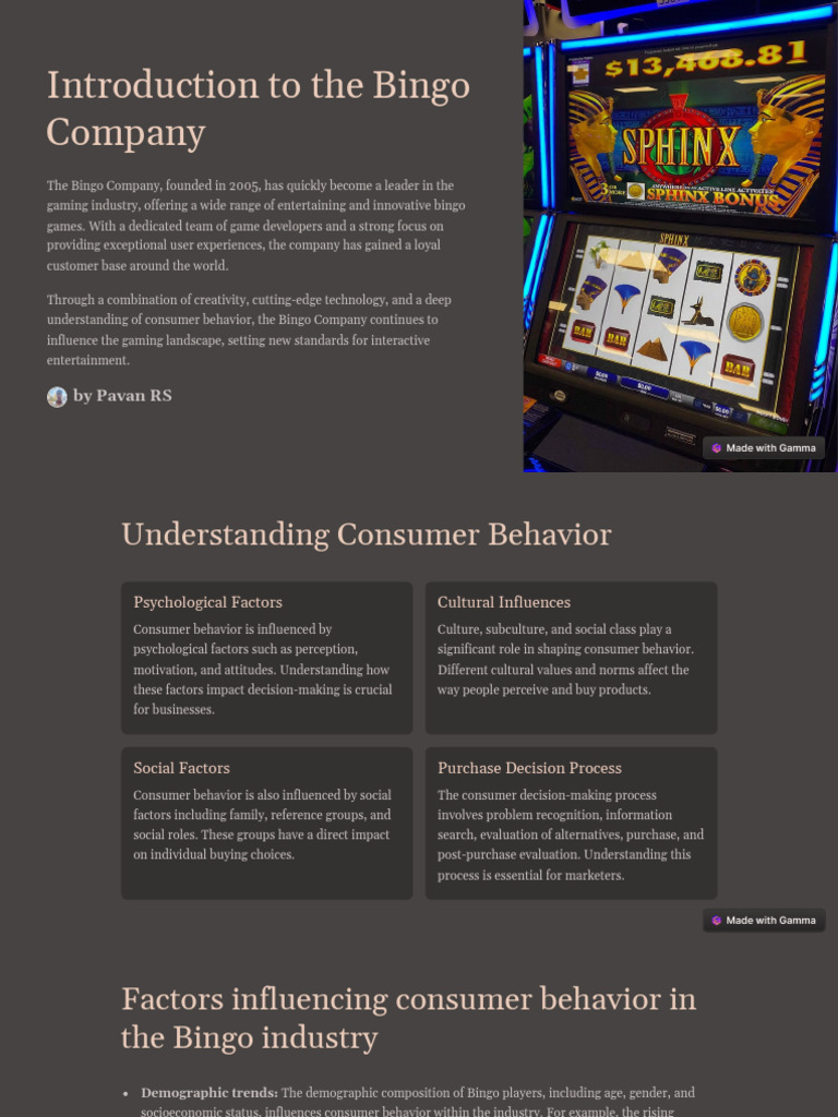 Introduction-to-the-Bingo-Company | PDF | Consumer Behaviour | Brand