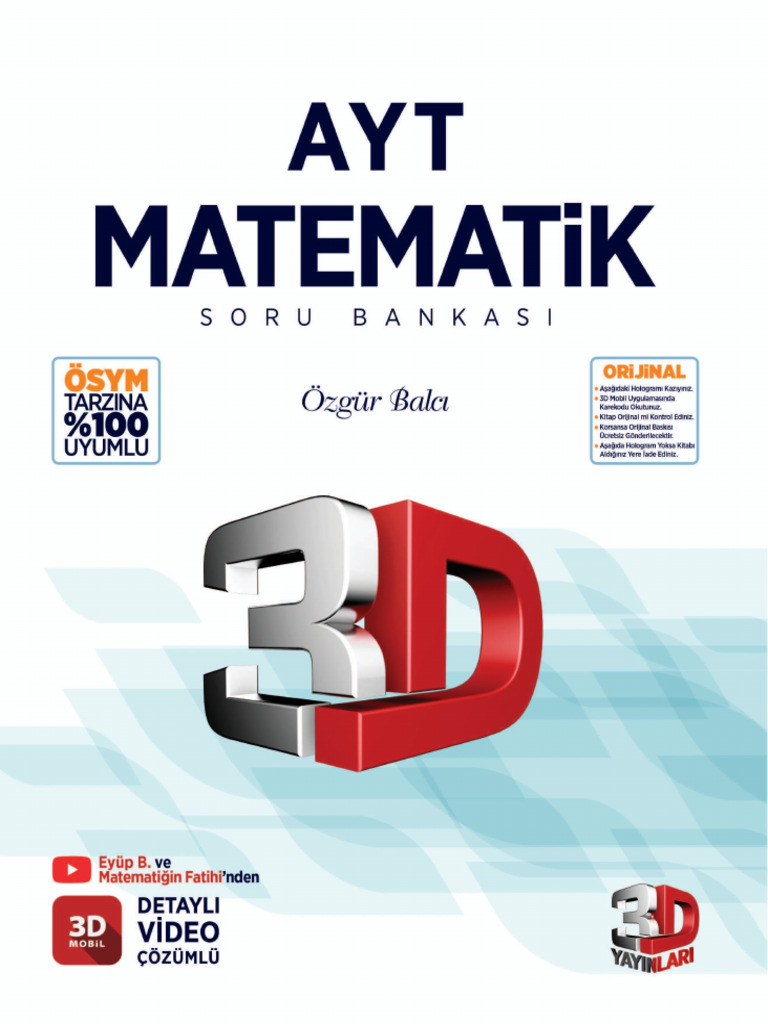 2024 Ayt 3d Matematik Soru Bankasi PDF Indir 12473 | PDF