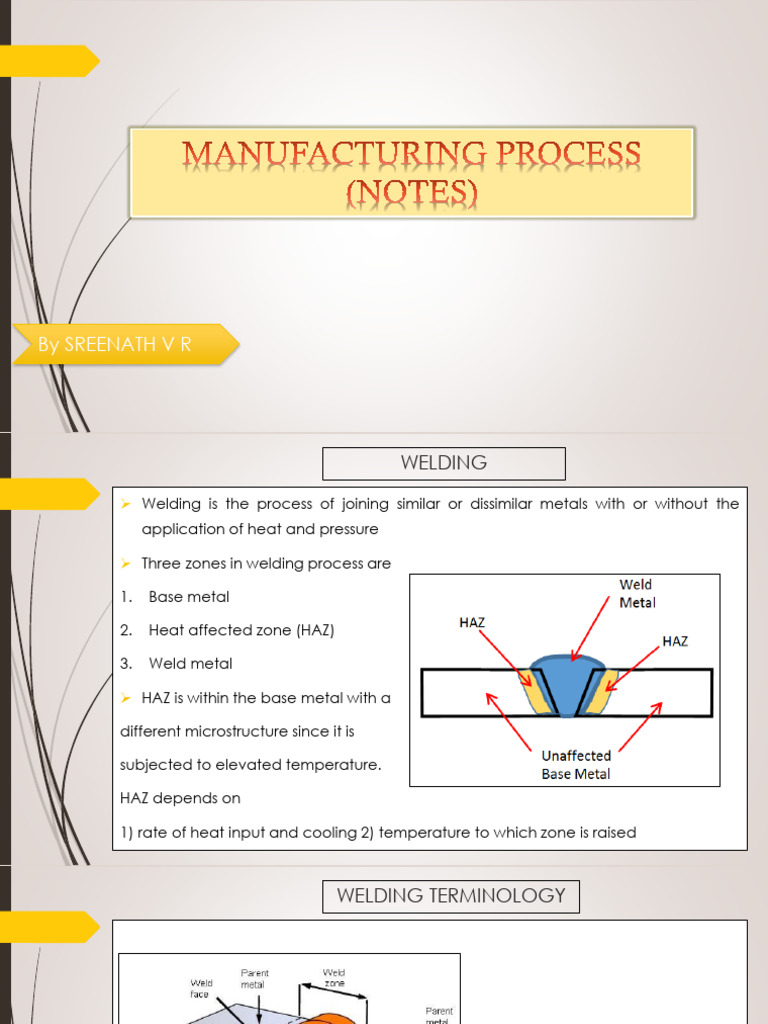 Manufacturing Notes | Download Free PDF | Welding | Construction