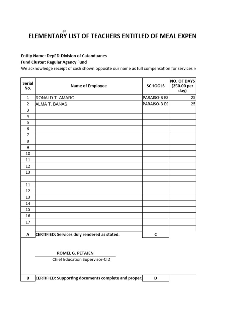 Who Served in The NLC and Other Eosy Break Activities 1 | PDF | Payroll ...