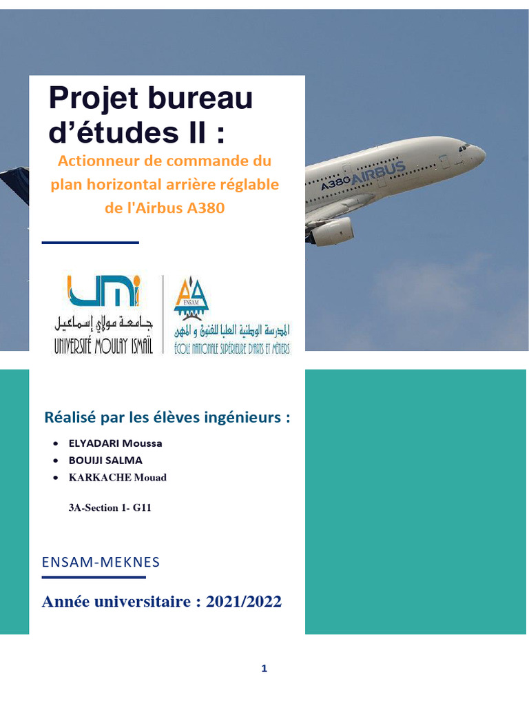 Actionneur THS de l'Airbus A380 | PDF | Engrenage | Ingénierie mécanique