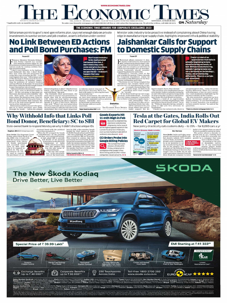 Economic Times | PDF