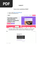 Guia para Criar um Padlet Passo a Passo | PDF