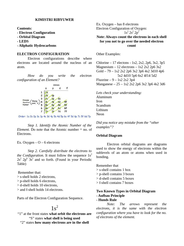 Chemistry Reviewer Part 1 | PDF | Electron Configuration | Atoms