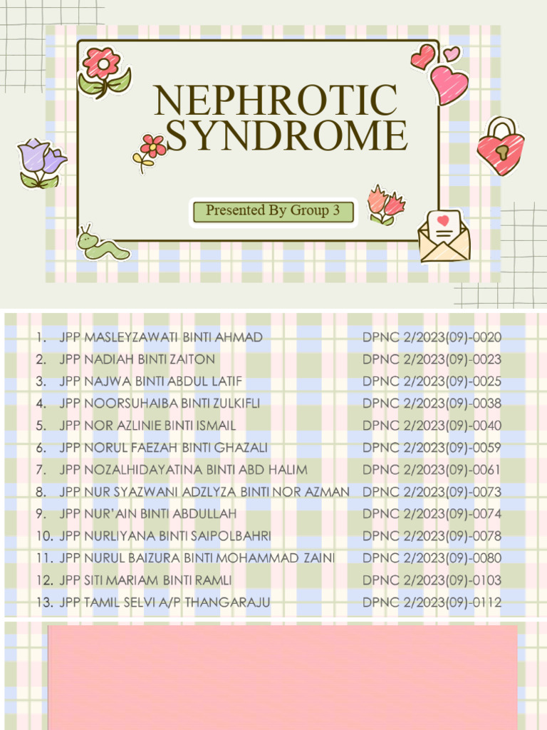 Nephrotic Syndrome | PDF