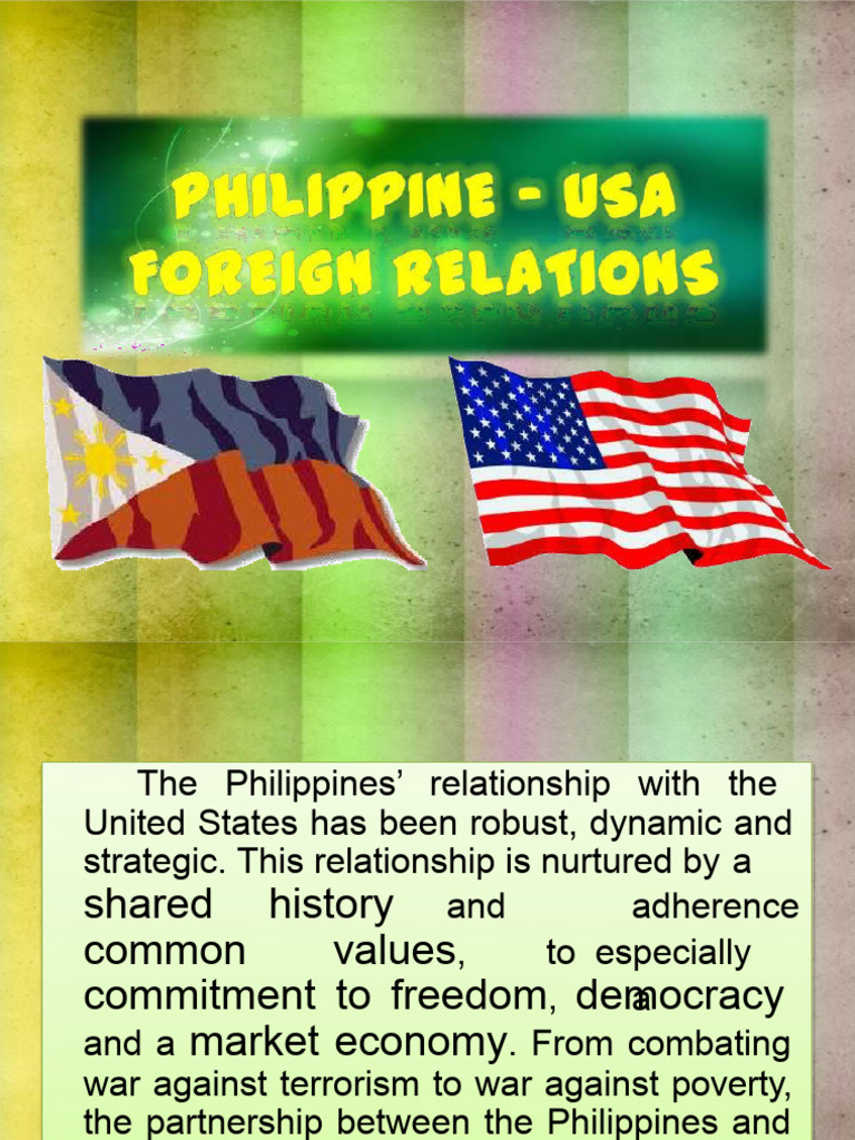 Philippines-US Strategic Partnership Overview | PDF | Philippines ...