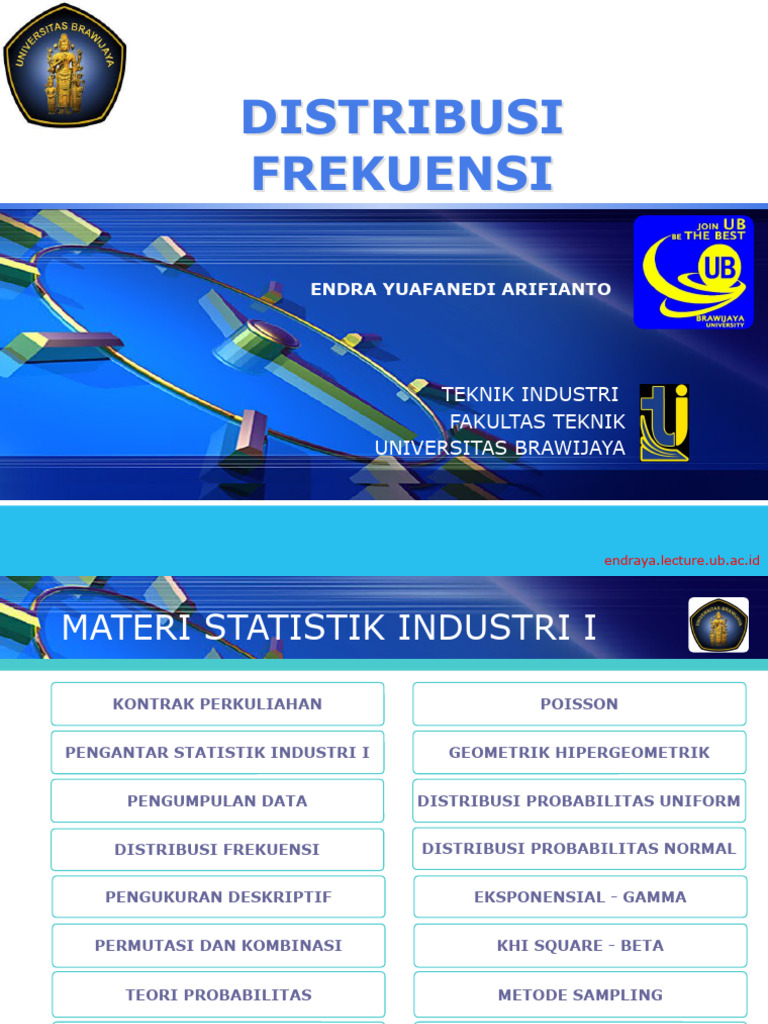 Materi Statistik Industri I | PDF