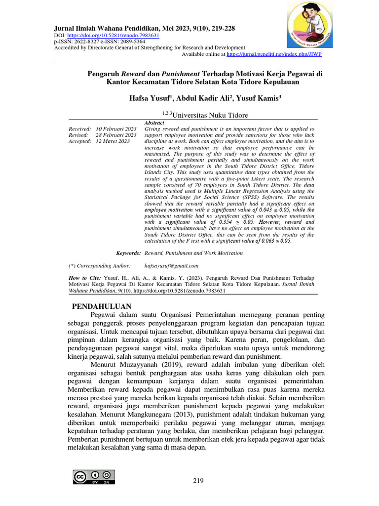 4461-Article Text-11591-1-10-20230530 | PDF | Quantitative Research | Evaluation Methods