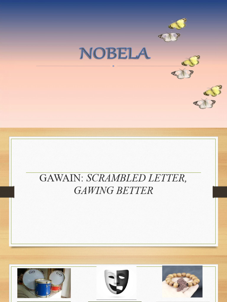 Nobela (Week 6) | PDF