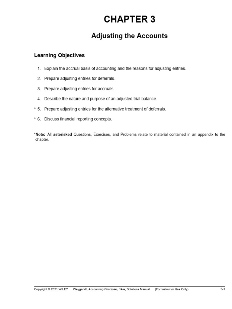 AP14e ch03 Solutions Manual | PDF | Debits And Credits | Expense