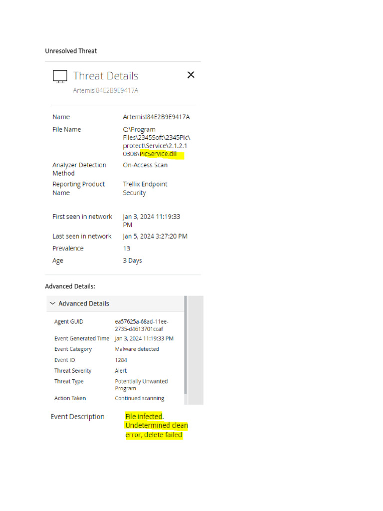 Unresolved Threat PicService.dll | PDF Unresolved Threat PicService.dll | PDF