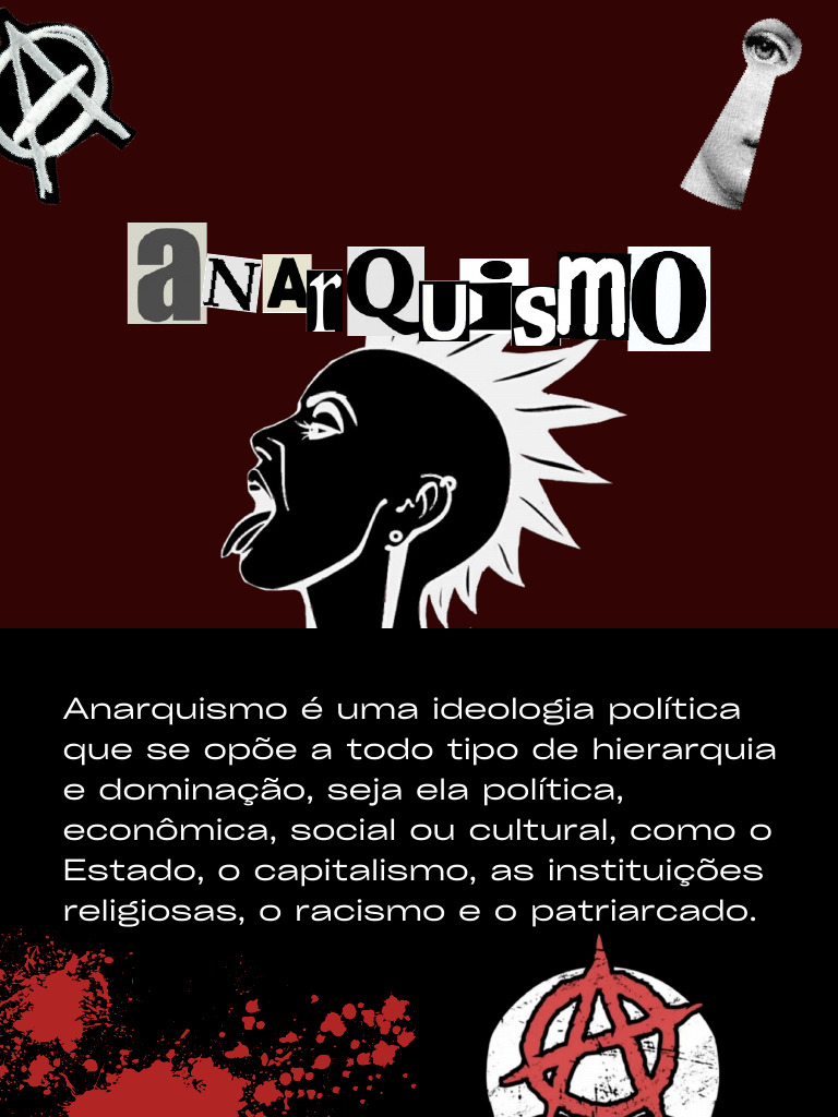 Anarquismo é Uma Ideologia Política Que Se Opõe a Todo Tipo de ...