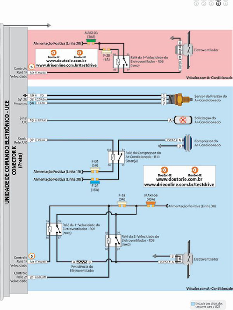 Esquema eletrico AC Celta VHCE | PDF