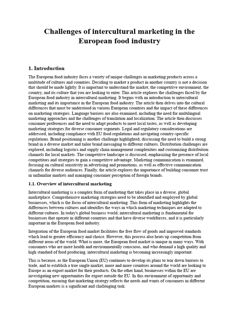 challenges-of-intercultural-marketing-in-the-european-food-industry