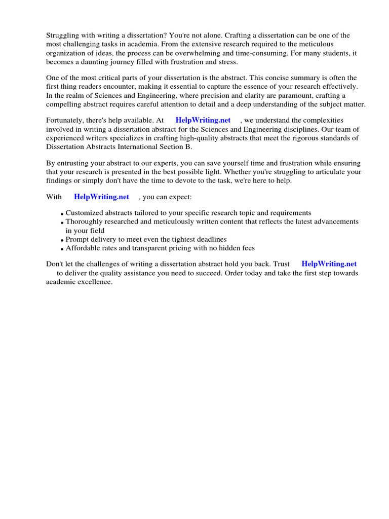 Dissertation Abstracts International Section B The Sciences and ...