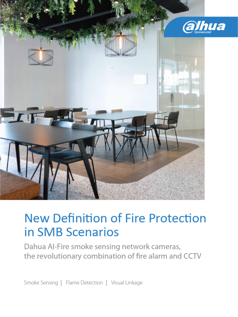 Leaflet AI-Fire-Smoke-Sensing-Camera V1.0 EN 202201 (4P) | PDF