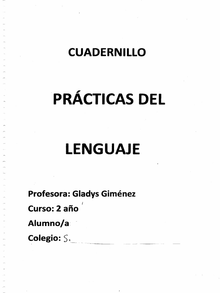 Lengua 1 Pdf