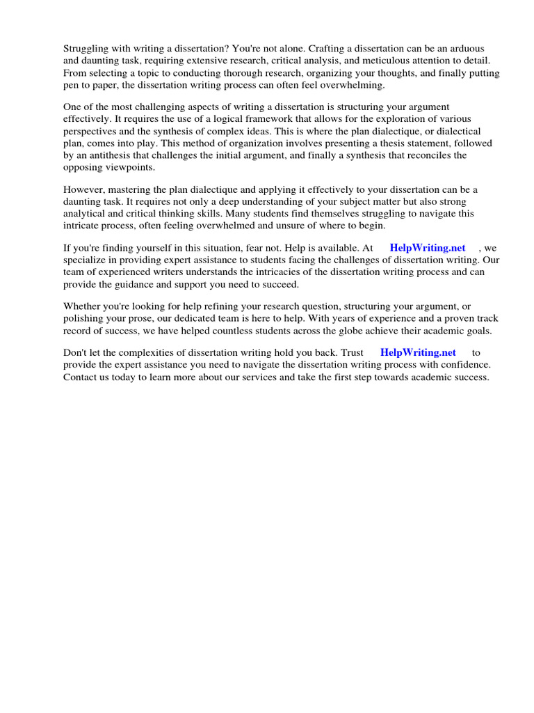 Exemple de Dissertation Avec Plan Dialectique | PDF | Dialectic | Thesis