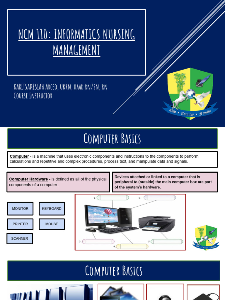 Lesson 1 Computer Parts | PDF | Computer Hardware | Computer Data Storage Lesson 1 Computer Parts | PDF | Computer Hardware | Computer Data Storage