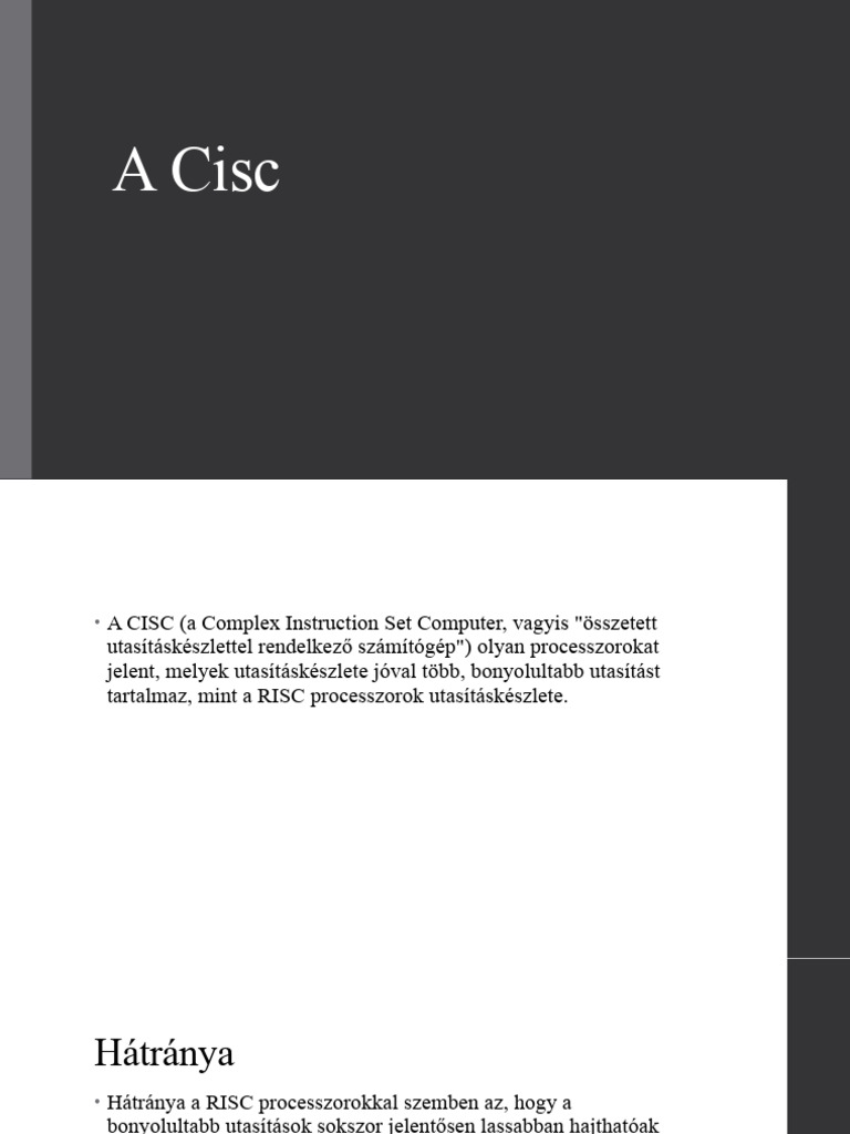 A Cisc | PDF