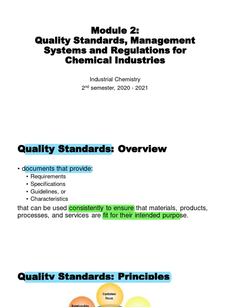 Module 2 QMS | PDF | Iso 9000 | Quality Management