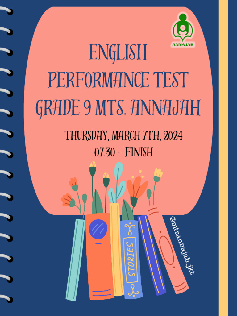 English Performance Test Grade 9 MTS - An 2024 | PDF | English Language ...