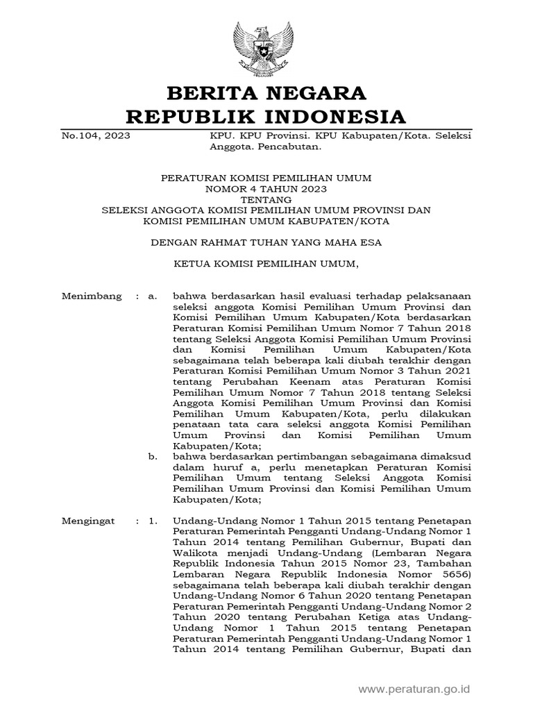 bn104 2023 | PDF | Hukum