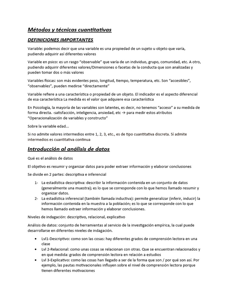 Métodos Y Técnicas Cuantitativas Pdf Oblicuidad Histograma