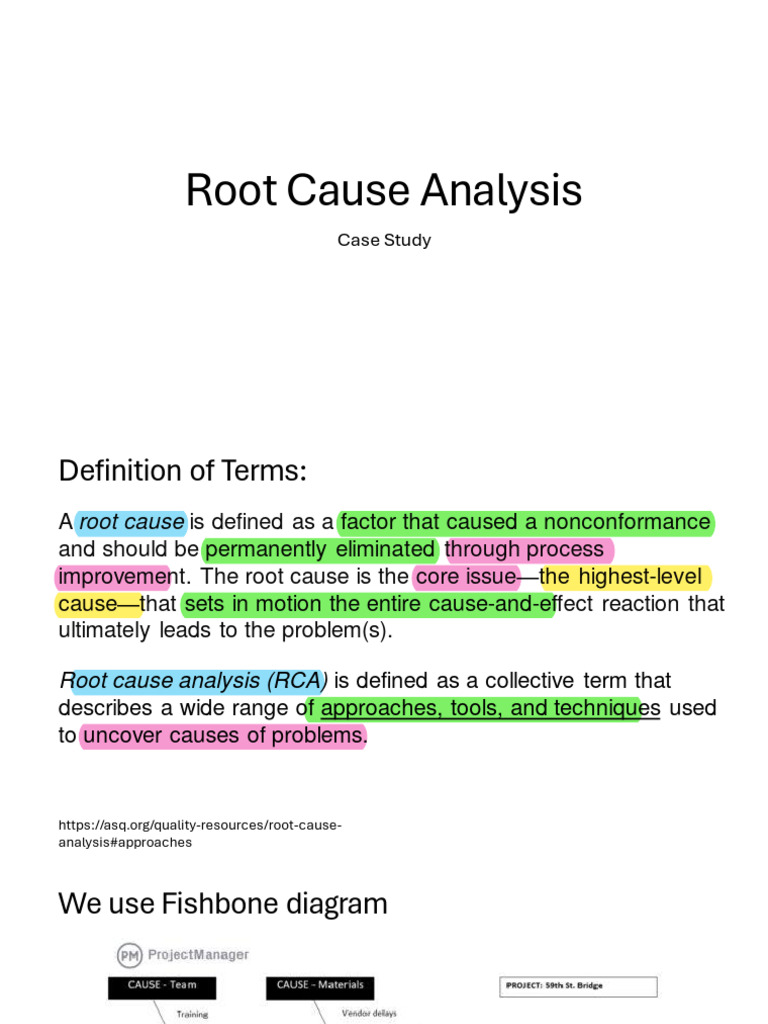 Root Cause Analysis | PDF | Experiment | Laboratories