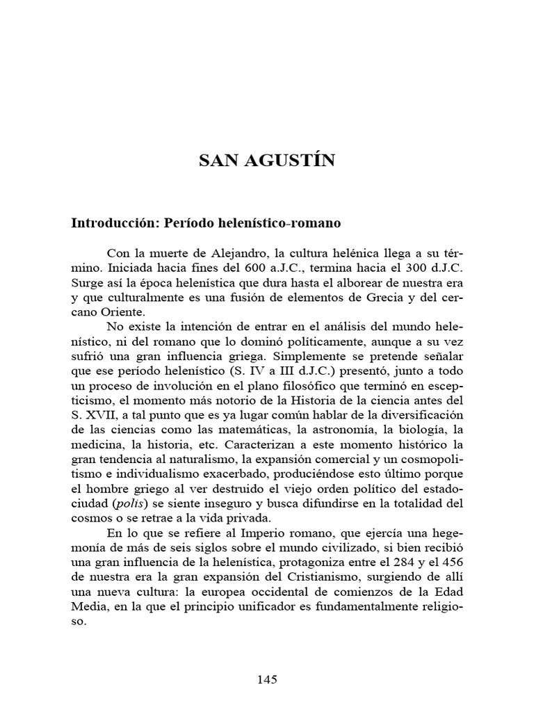 Agustín - Ballesteros | PDF | Verdad | Agustín De Hipopótamo