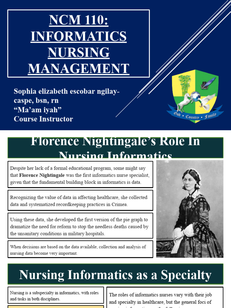 Nursing Informatics As A Specialty 5 | PDF | Nursing | Health Informatics